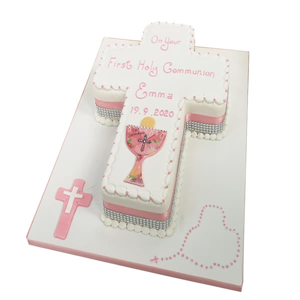 Communion Chalice Cross Cake Communion Chalice Cross Cake